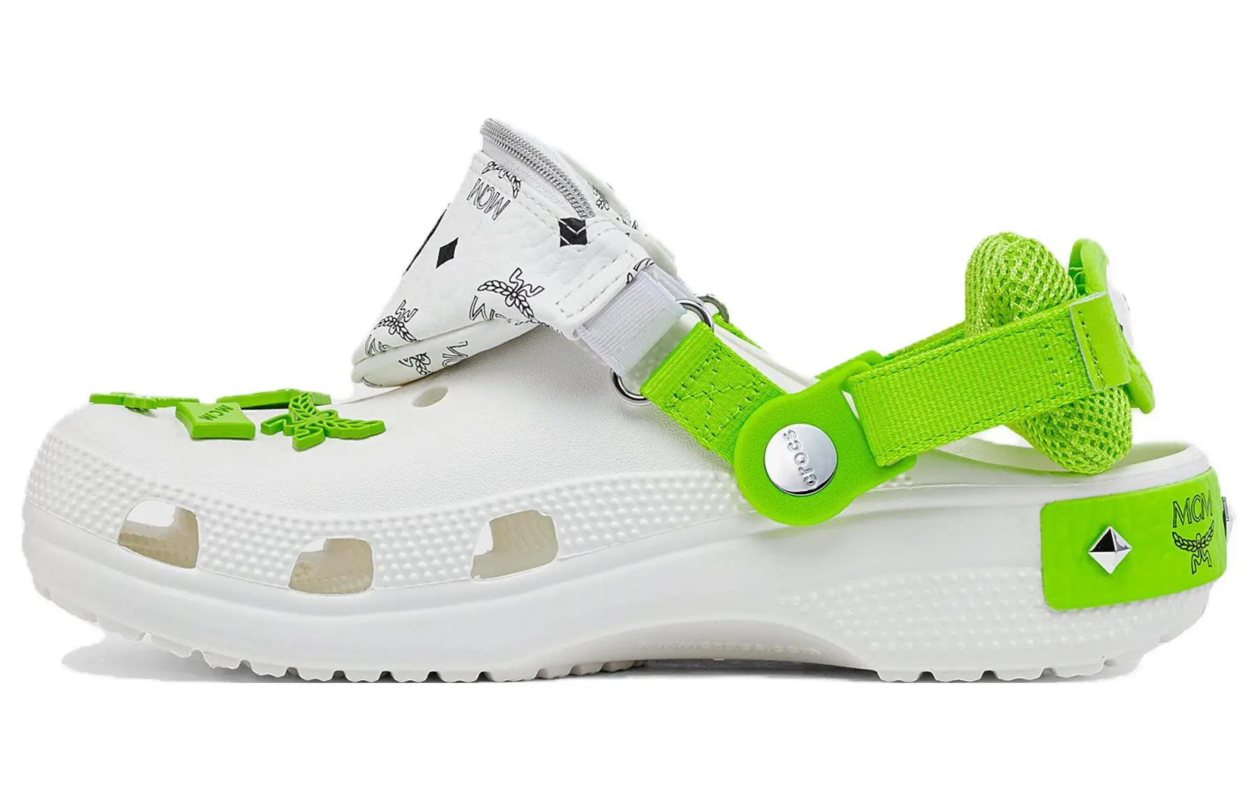Crocs MCM X Classic Clog ' Mini Fanny Pack - White' - POIZON