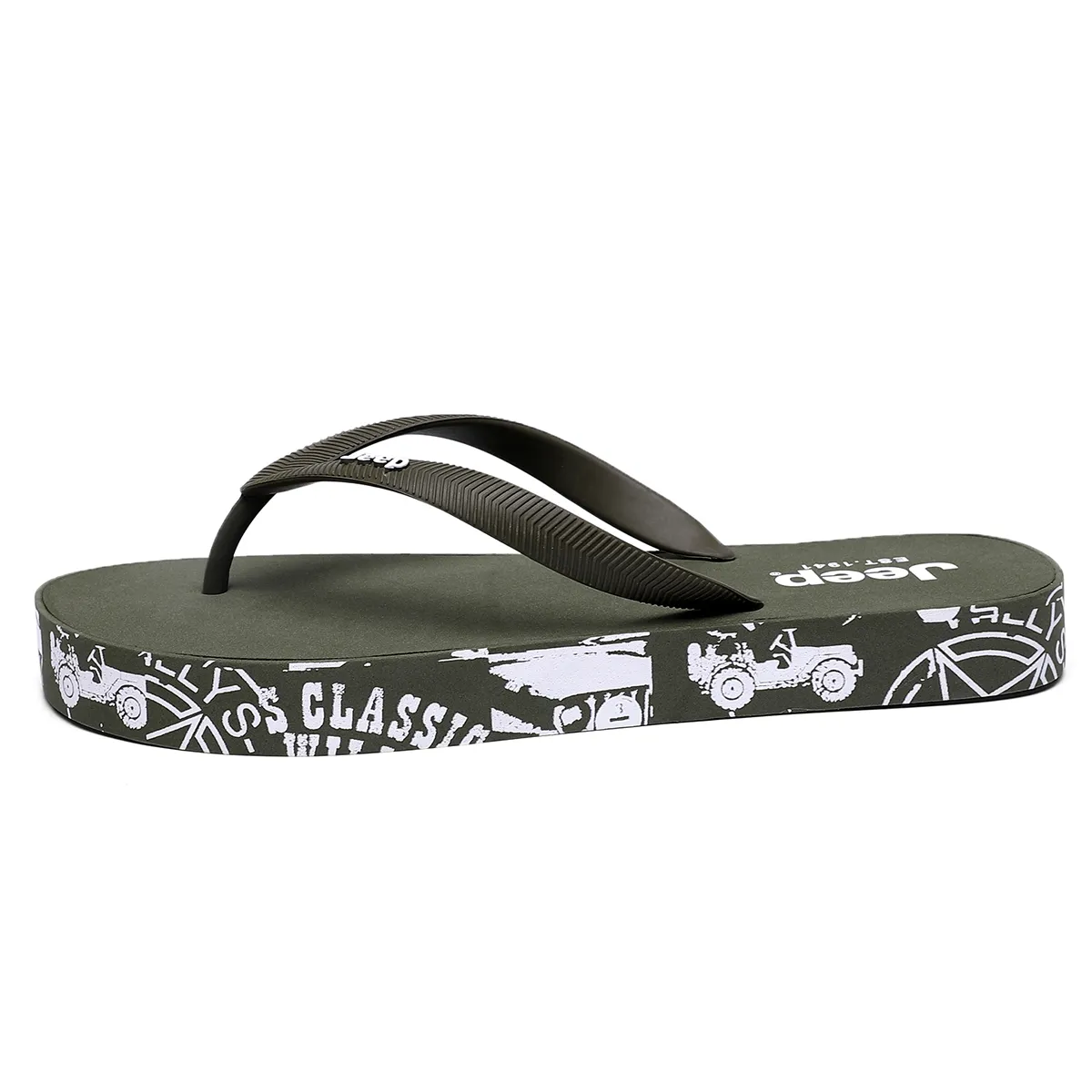 Jeep Flip Flops Men - POIZON