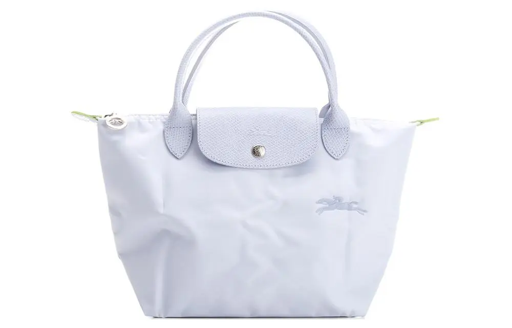LONGCHAMP Le Pliage Green Handbags Light Blue - POIZON
