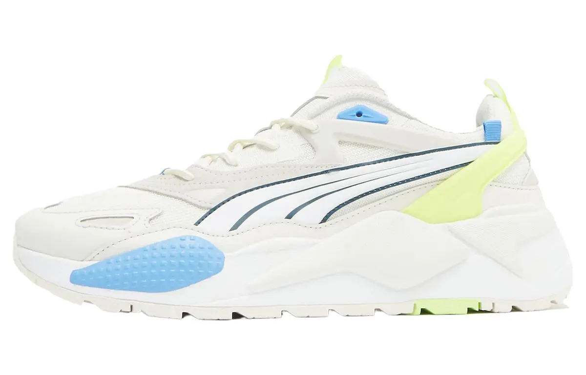 Puma RS-X Efekt White Blue Neon Yellow - POIZON