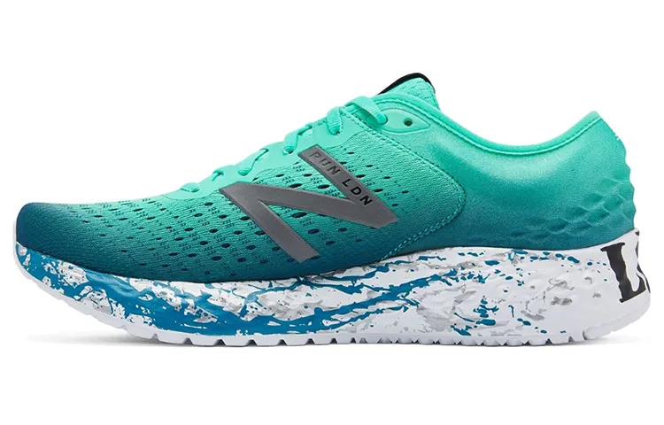 New Balance NB 1080 Running Shoes Men Low-top Sky Blue/black - POIZON