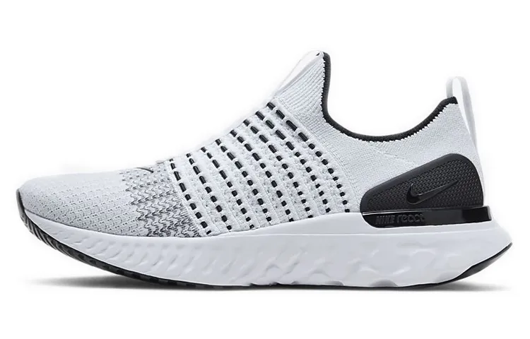 Nike React Phantom Run Flyknit 2 White Black US M 7 - POIZON
