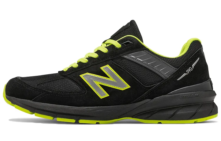 New Balance 990v5 MiUSA Black Hi Lite - POIZON