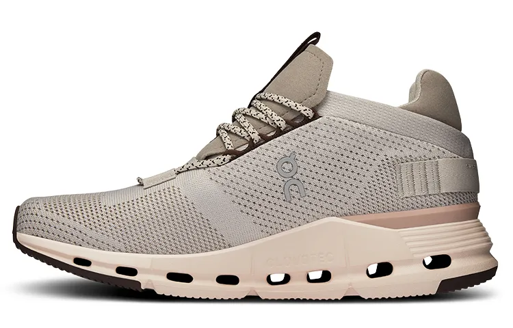 On Cloudnova Casual Shoes Women's Low-Top Pink - POIZON