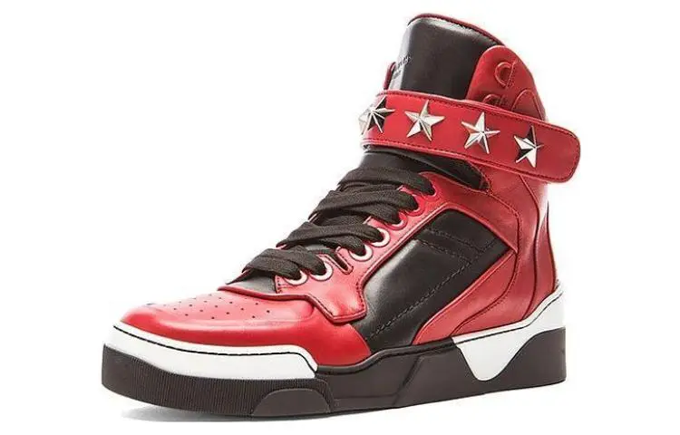Givenchy Tyson Star High-Top 'Red' - POIZON