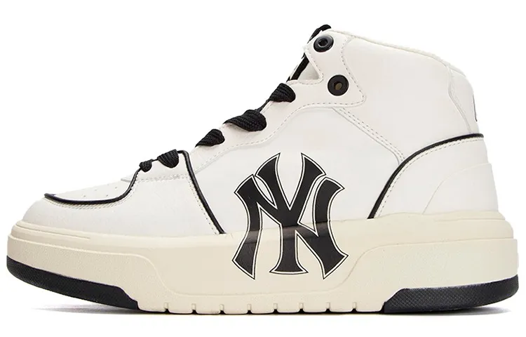 MLB Chunky Liner High New York Yankees High-Top Skateboard Shoes Unisex ...