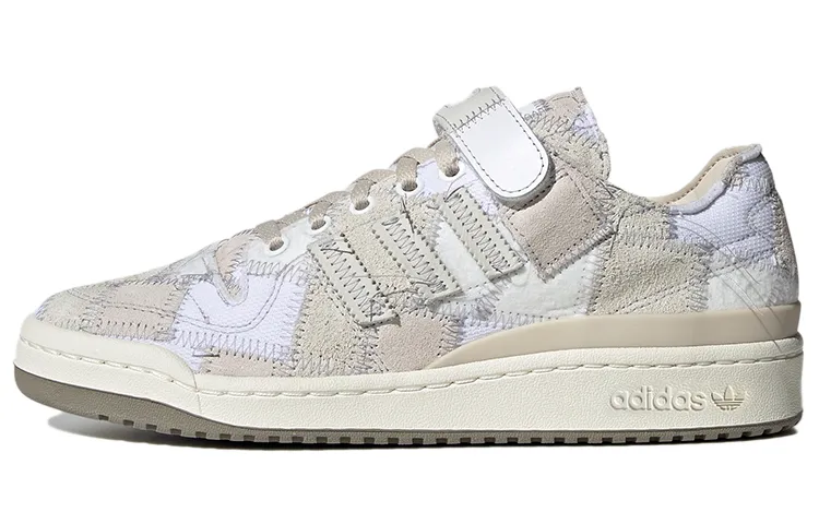 Adidas Originals Forum Low Atmos Patchwork White Tint US M 10.5 - POIZON