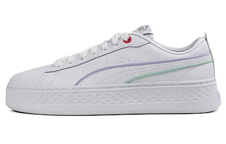 Puma Smash Platform 'Piping - White Lilac' - POIZON