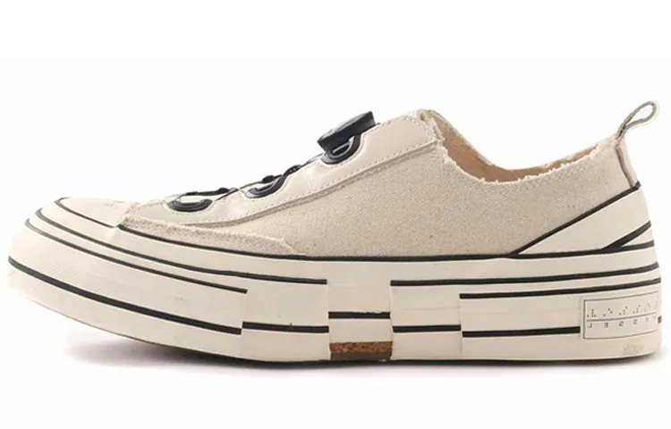 Yohji Yamamoto x VESSEL Low Top Skateboard Shoes Unisex Ecru - POIZON