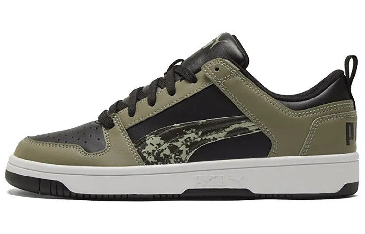 PUMA Rebound LayUp Low Black Desert Sage - POIZON