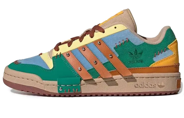 Adidas Originals Forum Low Melting Sadness Patchwork Beige - POIZON