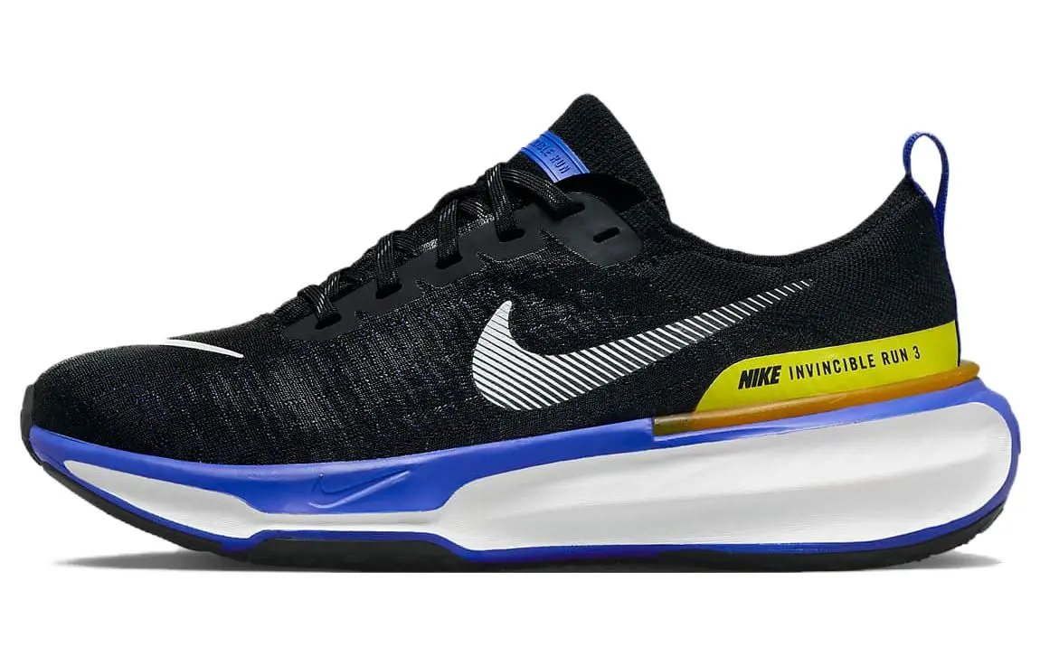 Nike ZoomX Invincible Run Flyknit 3 Black Racer Blue - POIZON