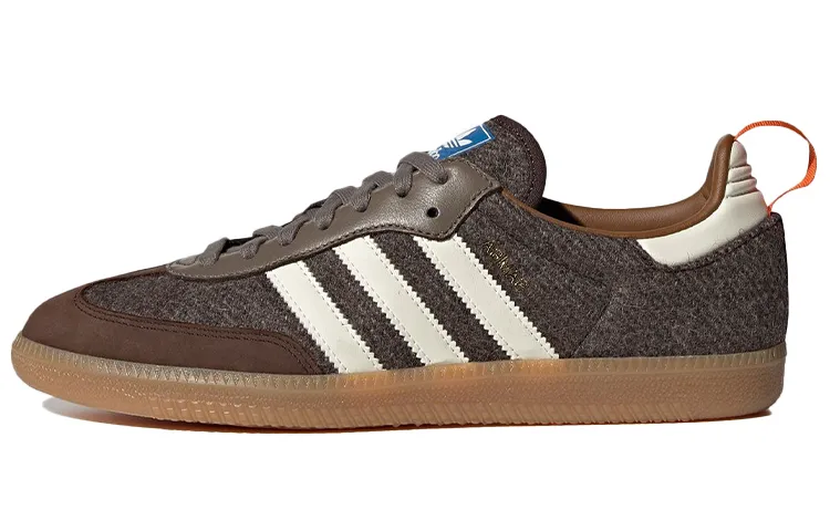 Adidas Originals Samba Fox Tweed Dark Brown - POIZON