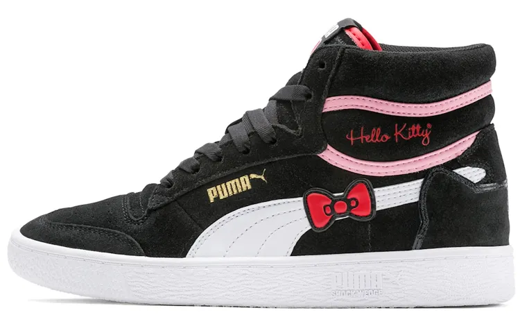 PUMA Hello Kitty X Ralph Sampson Mid 'Black' Women's - POIZON