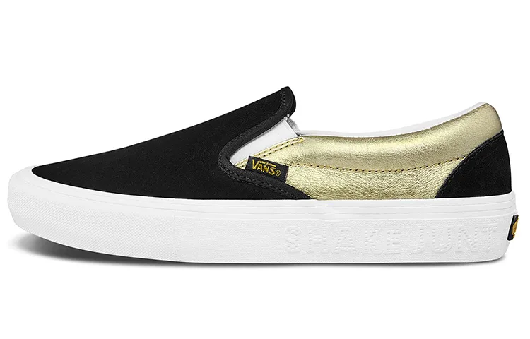 Vans Shake Junt X Slip-On Pro 'Black Gold' - POIZON