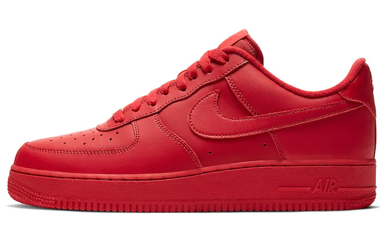 Nike Air Force 1 Low Triple Red - POIZON