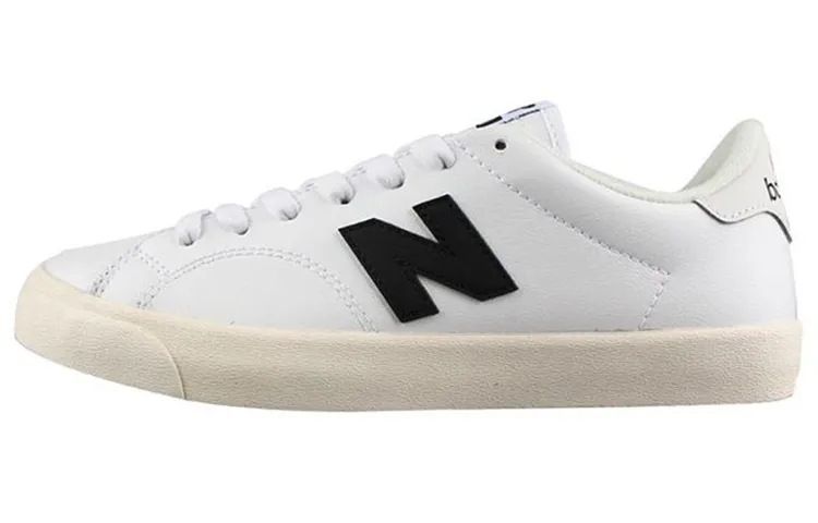 New Balance NB 210 Skateboard Shoes Unisex Low-Top White/Black - POIZON