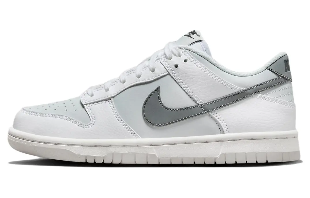 Nike Dunk Low Reflective Swoosh White (GS) - POIZON