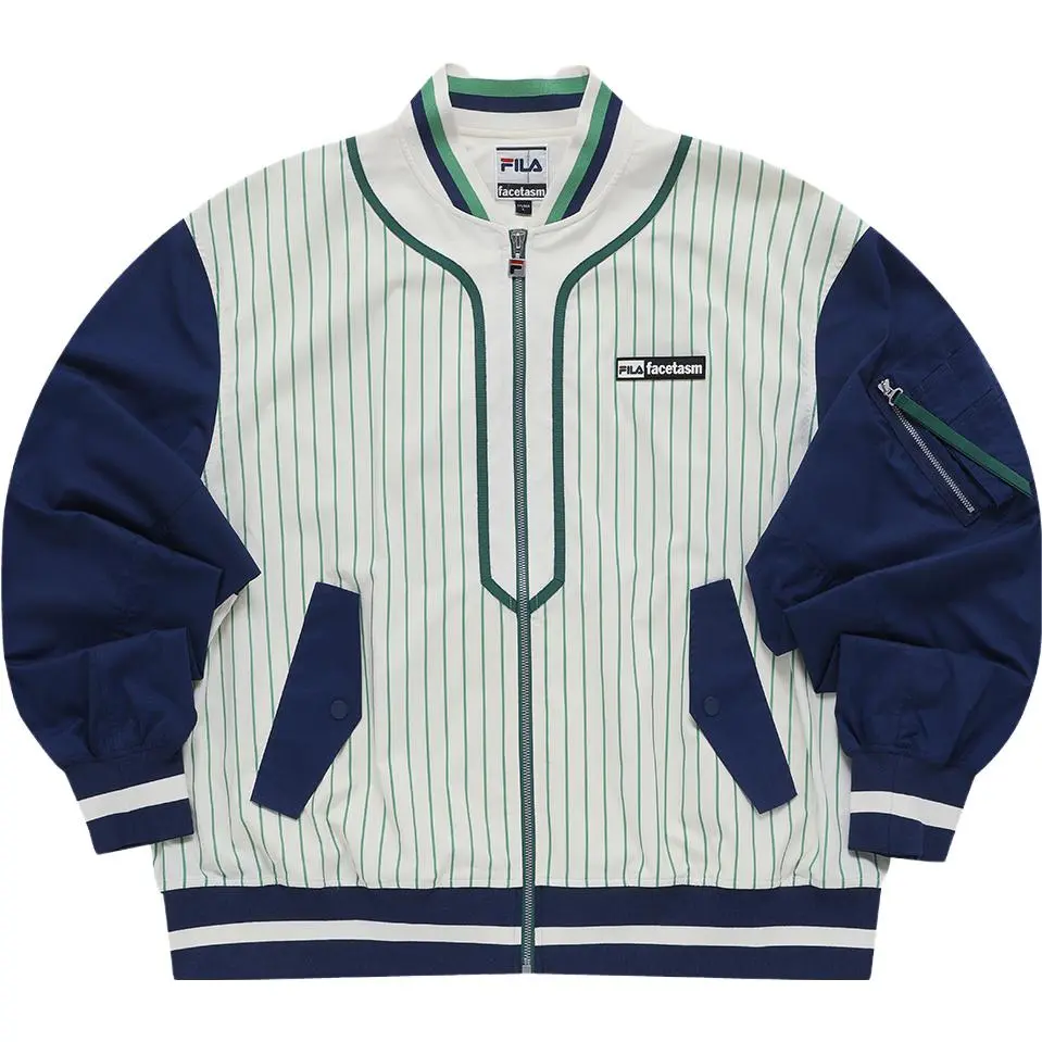 FILA FUSION Baseball Jerseys Men Malted Milk White - POIZON