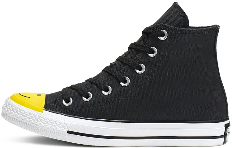 Converse Chuck Taylor All Star High 'Smiley Face - Black' - POIZON