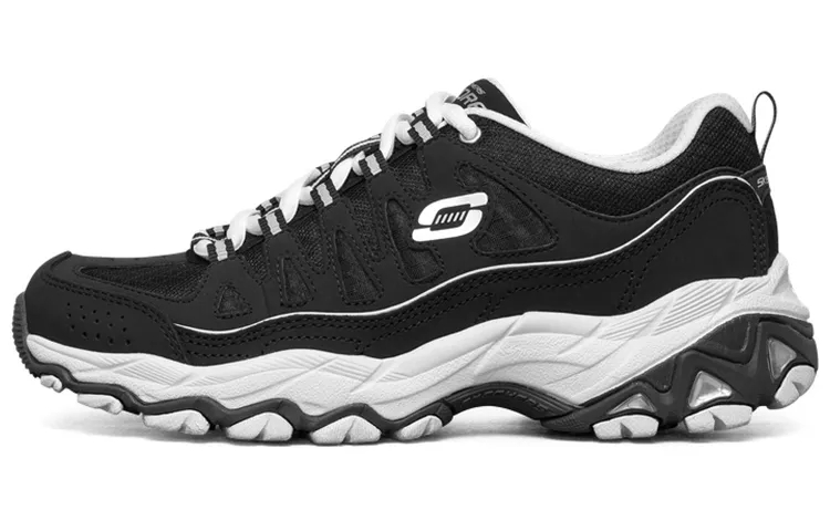 Skechers D Lites Low Top Daddy Shoes Blackwhite Womens Poizon
