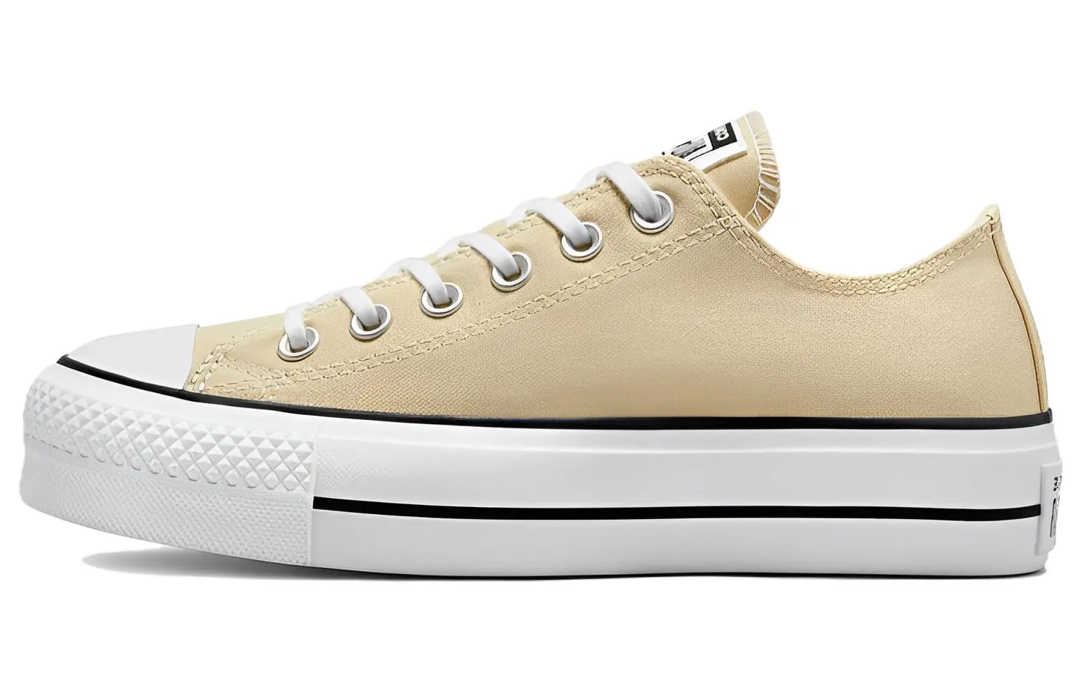 Converse Chuck Taylor All Star Women's Lift Platform Canvas Low 'Oat ...