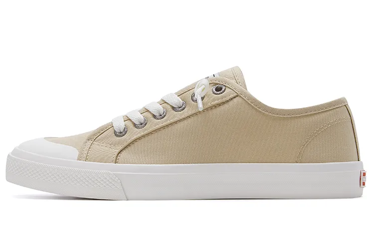 Rockfish Canvas Shoes Women's Low-Top White/Khaki - POIZON