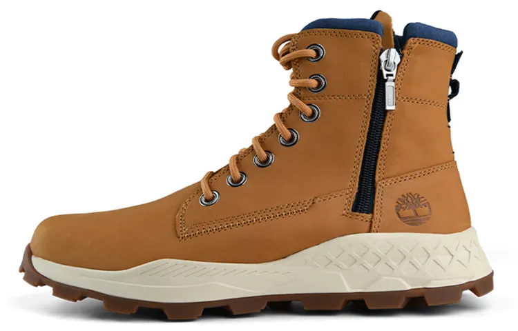 Timberland Brooklyn Side Zip Boot 'Wheat Nubuck' - POIZON