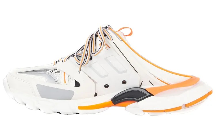 Balenciaga Track Mule 'White Orange' - POIZON