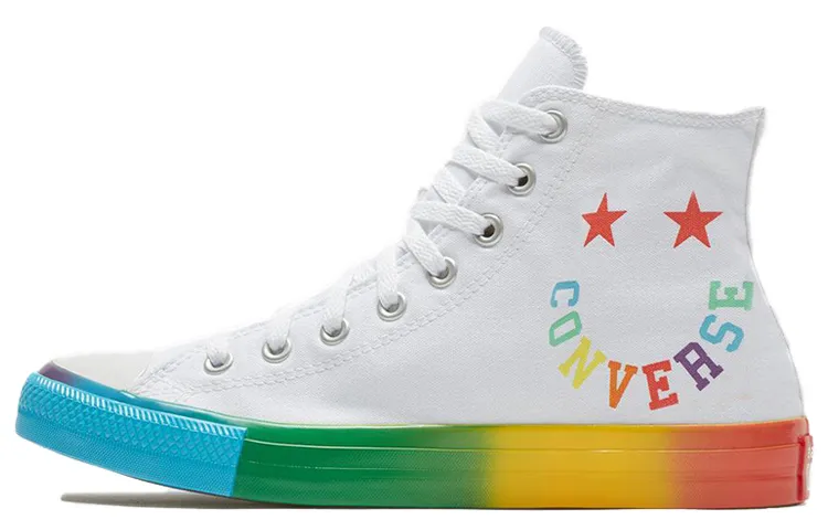 Converse Chuck Taylor All Star High PS 'Smiley - Pride' - POIZON
