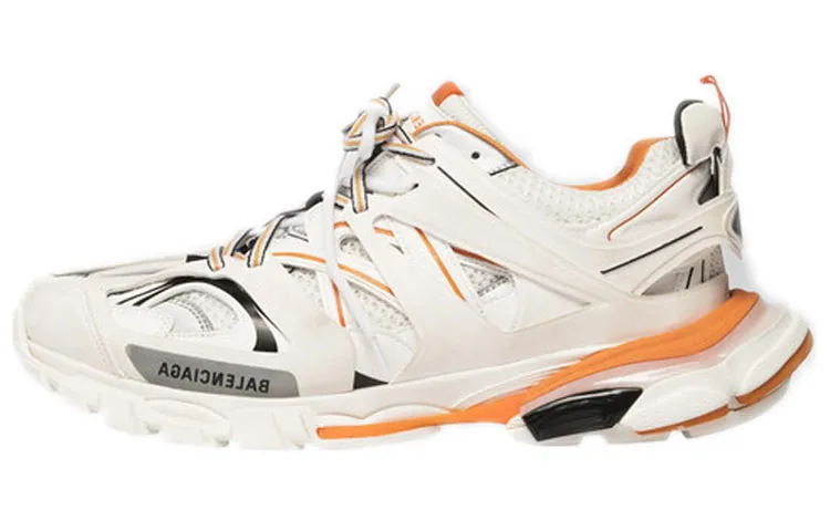 Balenciaga Women's Track Trainer 'White Orange' - POIZON