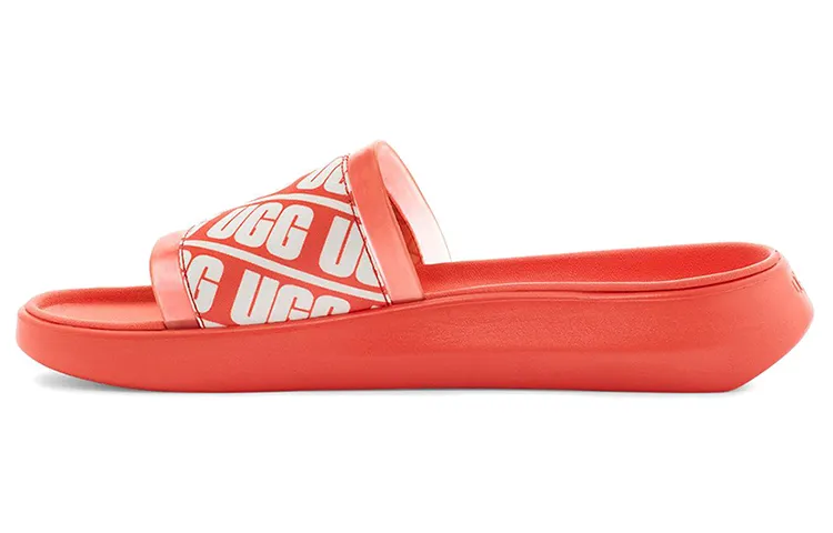 UGG Ruette Beach Orange Red Slippers Women's US W 7 - POIZON