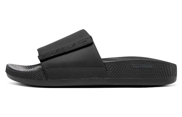 Skechers Hyper Slide Slide Slippers Men Black - POIZON