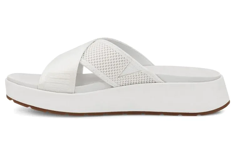 UGG Emily Mesh Slides 'White' Women's - POIZON