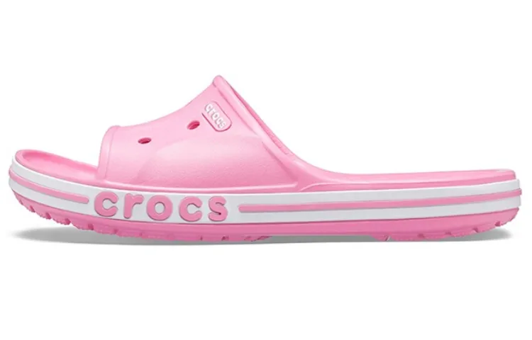 Crocs Bayaband Slide Slippers Unisex Crane Red - POIZON