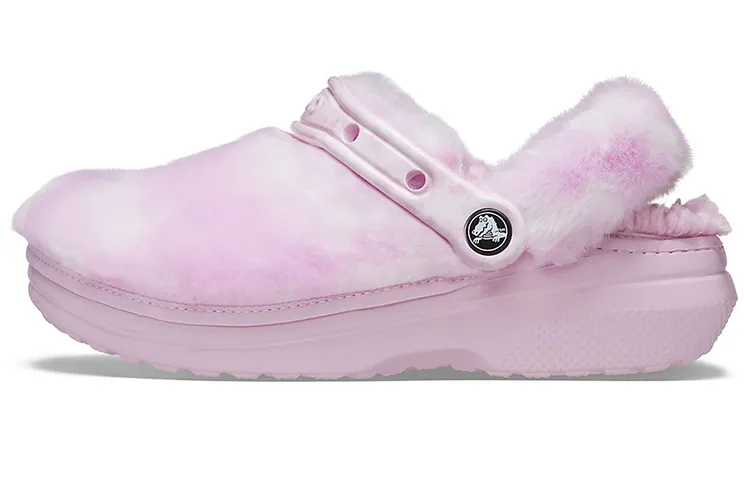 Crocs Classic Clog Fur Sure Ballerina Pink - POIZON