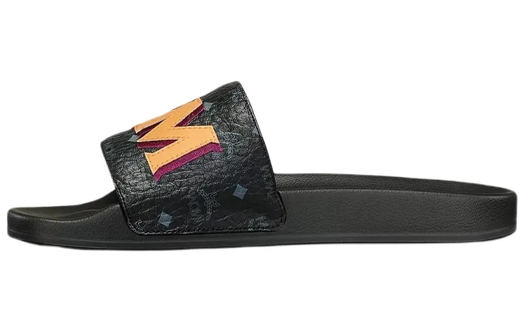 MCM Slide Slippers Men Black - POIZON