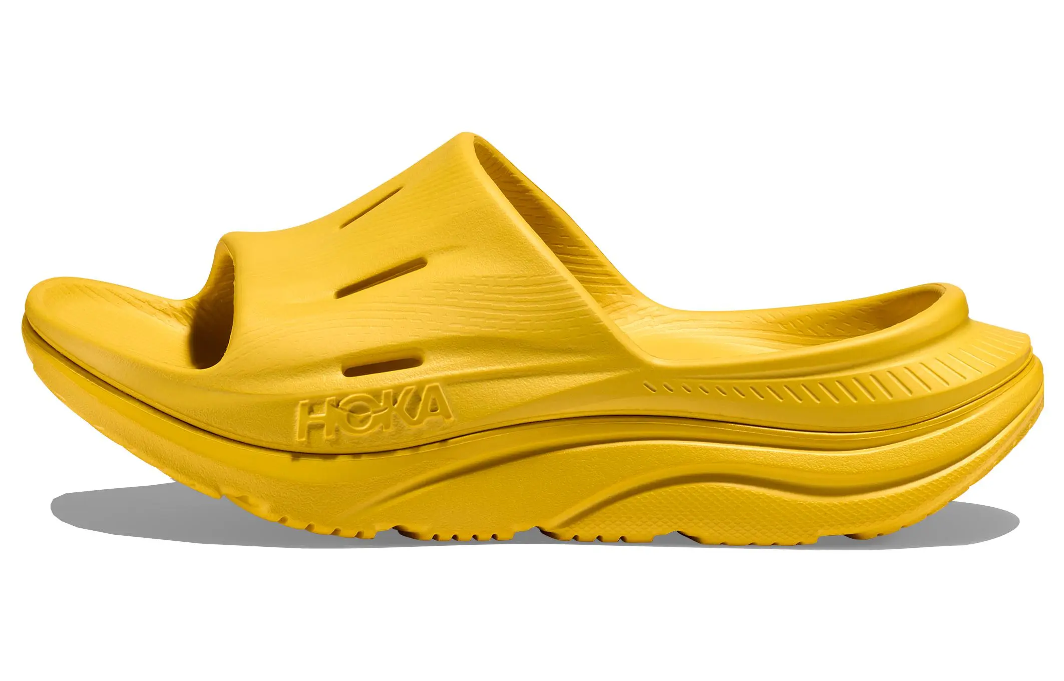 HOKA ONE ONE Slide Slippers Unisex Yellow - POIZON