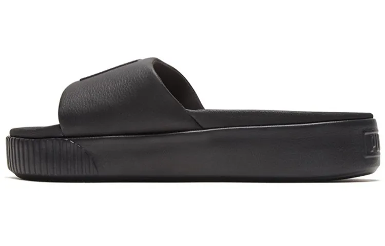 Puma Platform Slide Female Black - POIZON