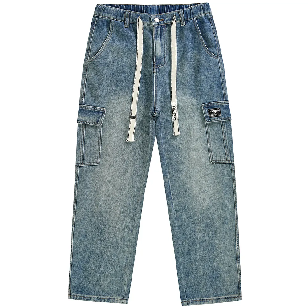 JASONWOOD Unisex Jeans - POIZON