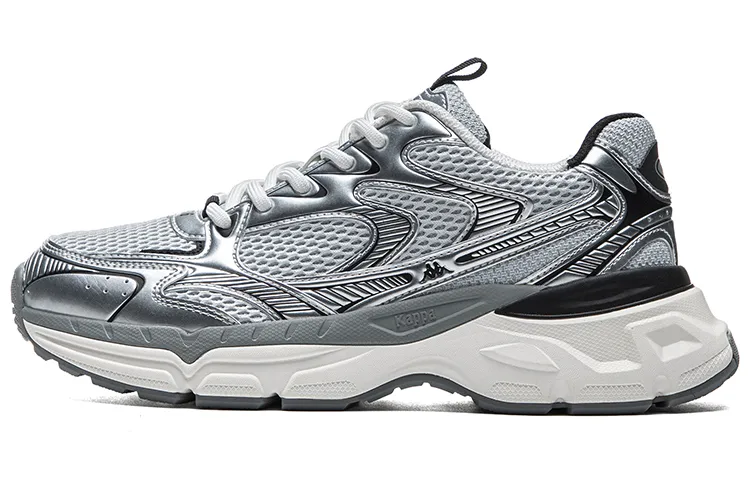 Kappa Running Shoes Unisex Low-top Gray - POIZON
