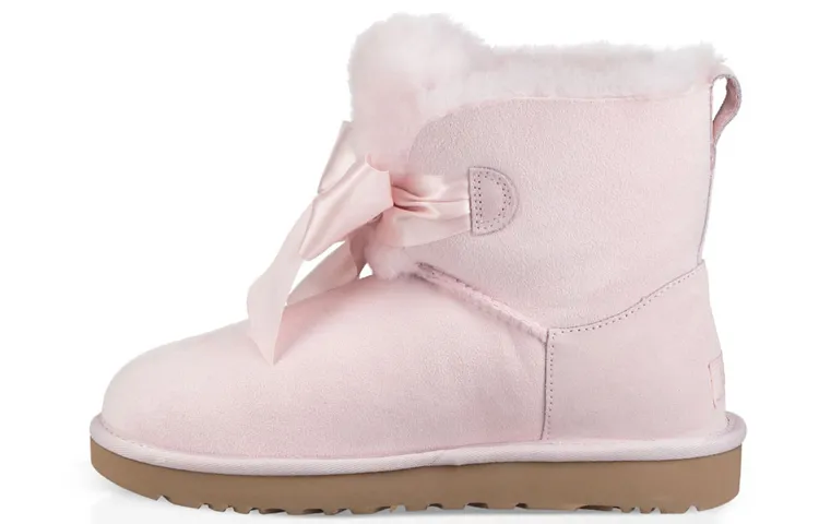 UGG Gita Mini Bow Pink Women's - POIZON