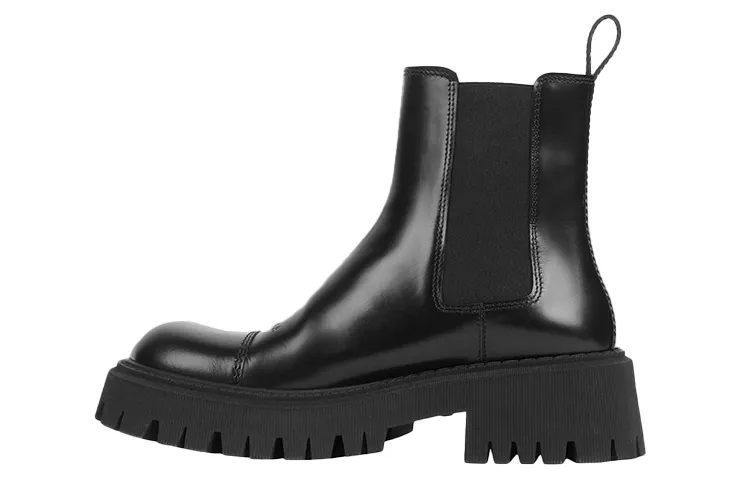 Balenciaga Tractor 20mm Boot Black - POIZON