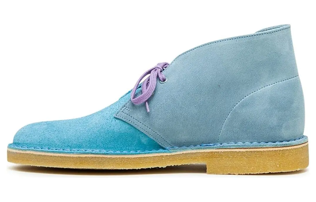 clarks Originals Desert Boot Levi's Vintage Clothing Light Blue - POIZON