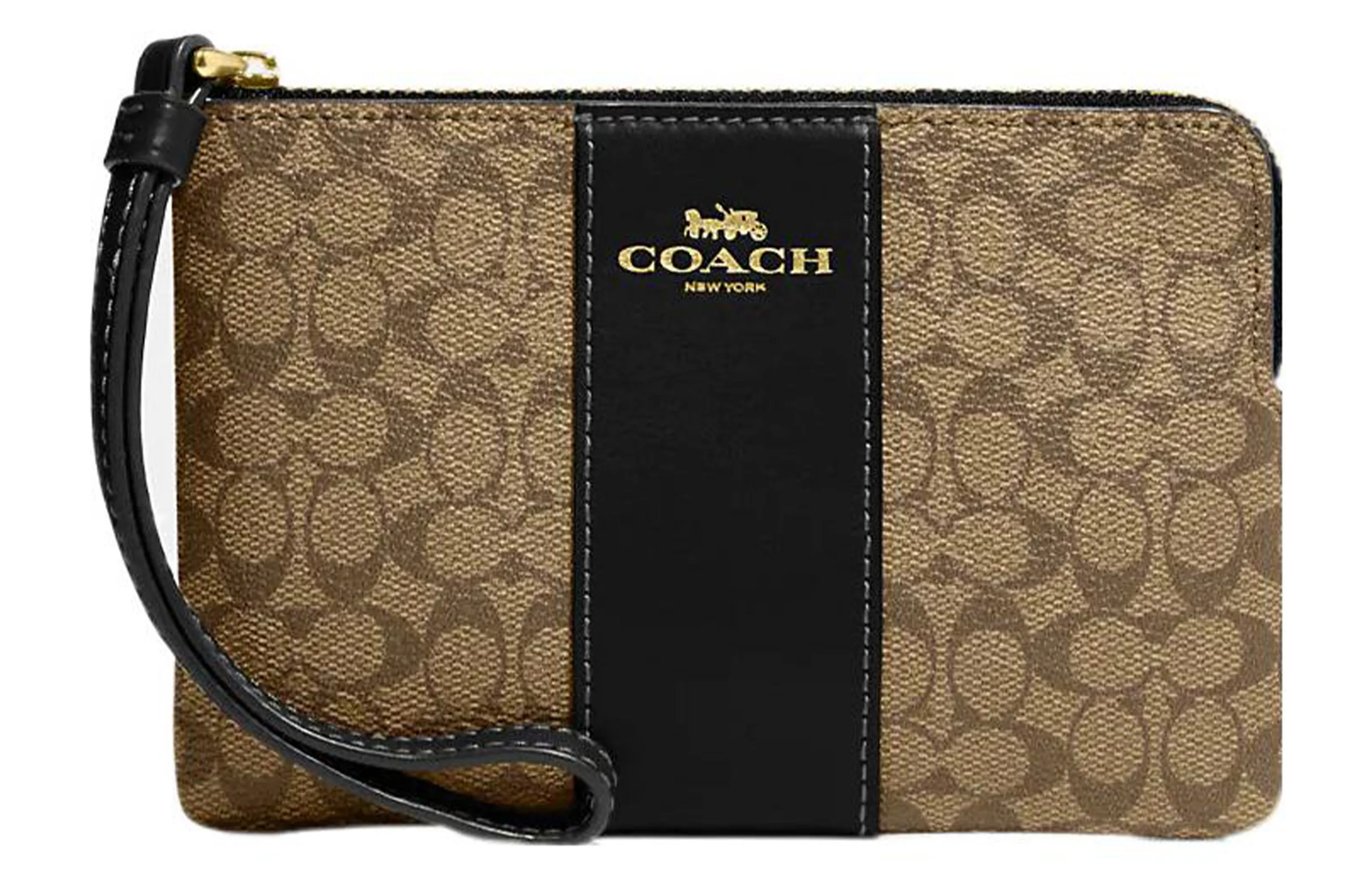 COACH Women Corner Zip Clutch - POIZON