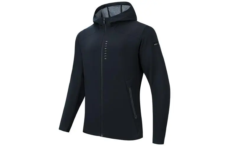 ANTA Running Collection Jacket Men Black - POIZON