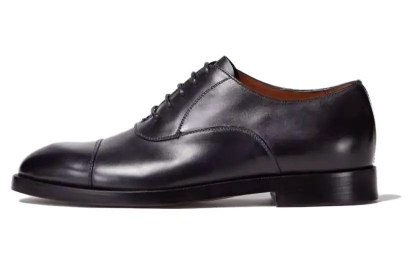 Zegna Torino Leather Oxford Shoes Original Shoe Box Included US M 14 ...