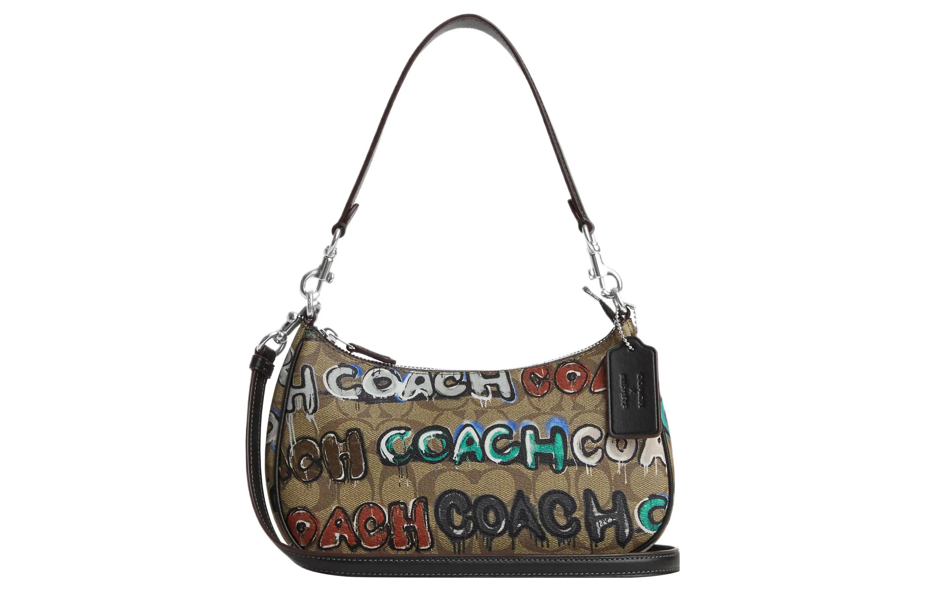 COACH X Mint + Serf Teri 24 Shoulder Bag in Signature Canvas - POIZON