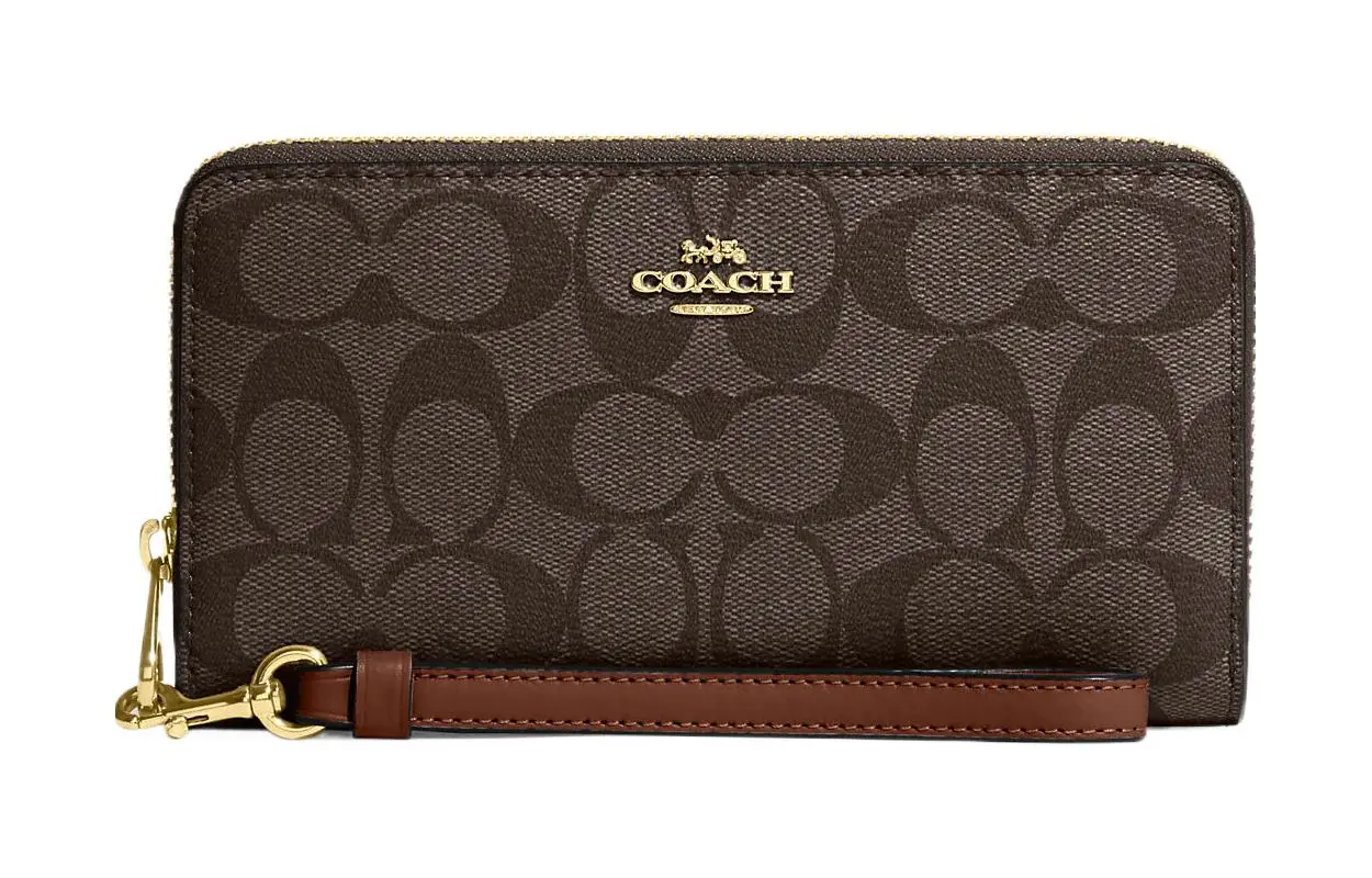 COACH Women Zip Around Wallet - POIZON