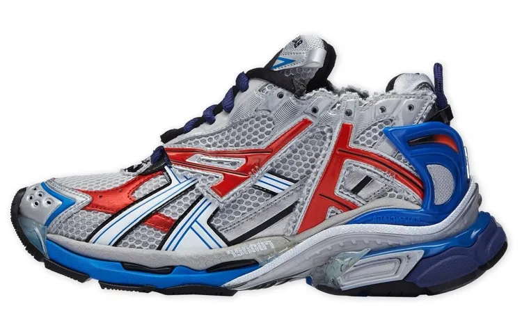 Balenciaga Runner Grey Blue Red Black - POIZON